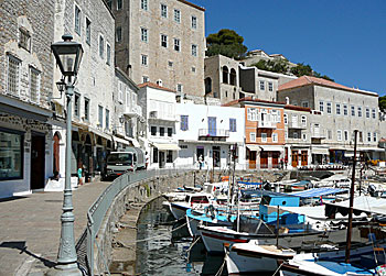 Hydra. Leonord Cohen. Accommodation. Ferries.