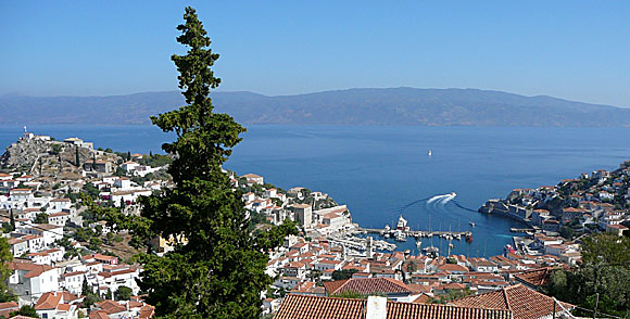 Hydra. Leonord Cohen. Accommodation. Ferries.